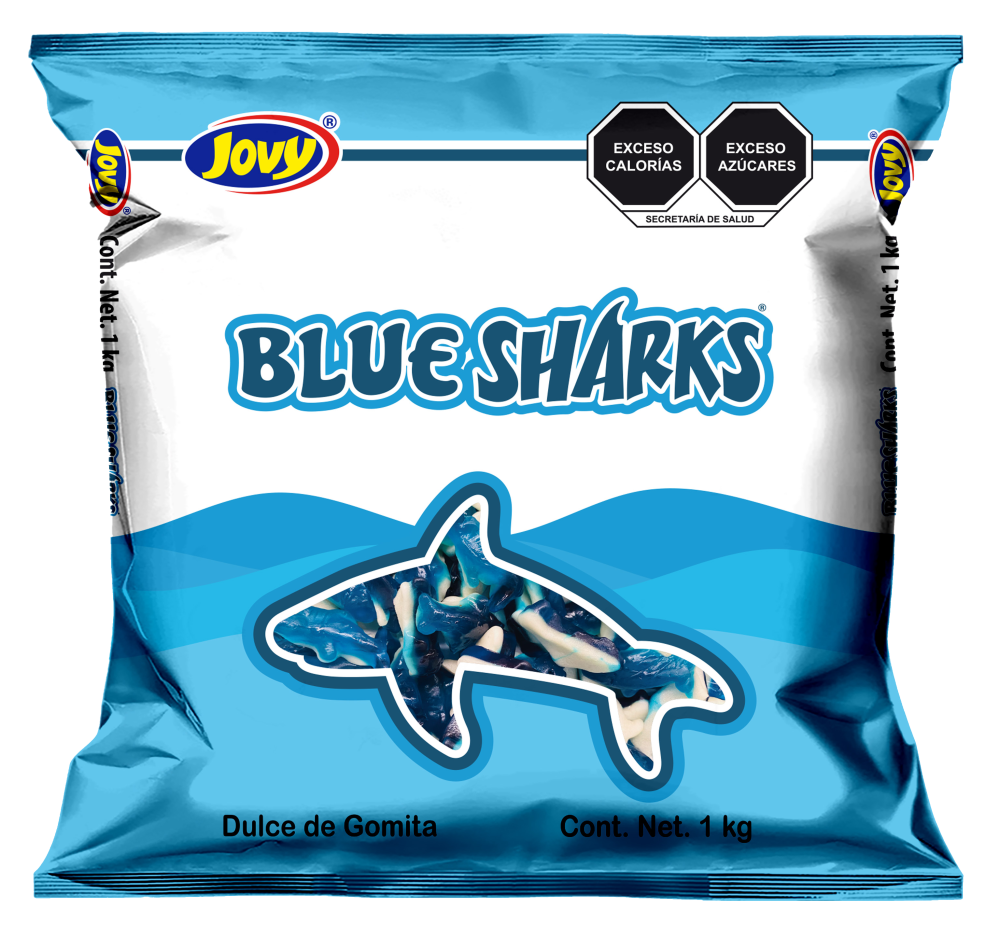 Blue Sharks 1kg – Jovy Candy